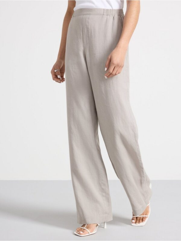 Pantalone – 100% lan – BELLA Straight Trousers in linen