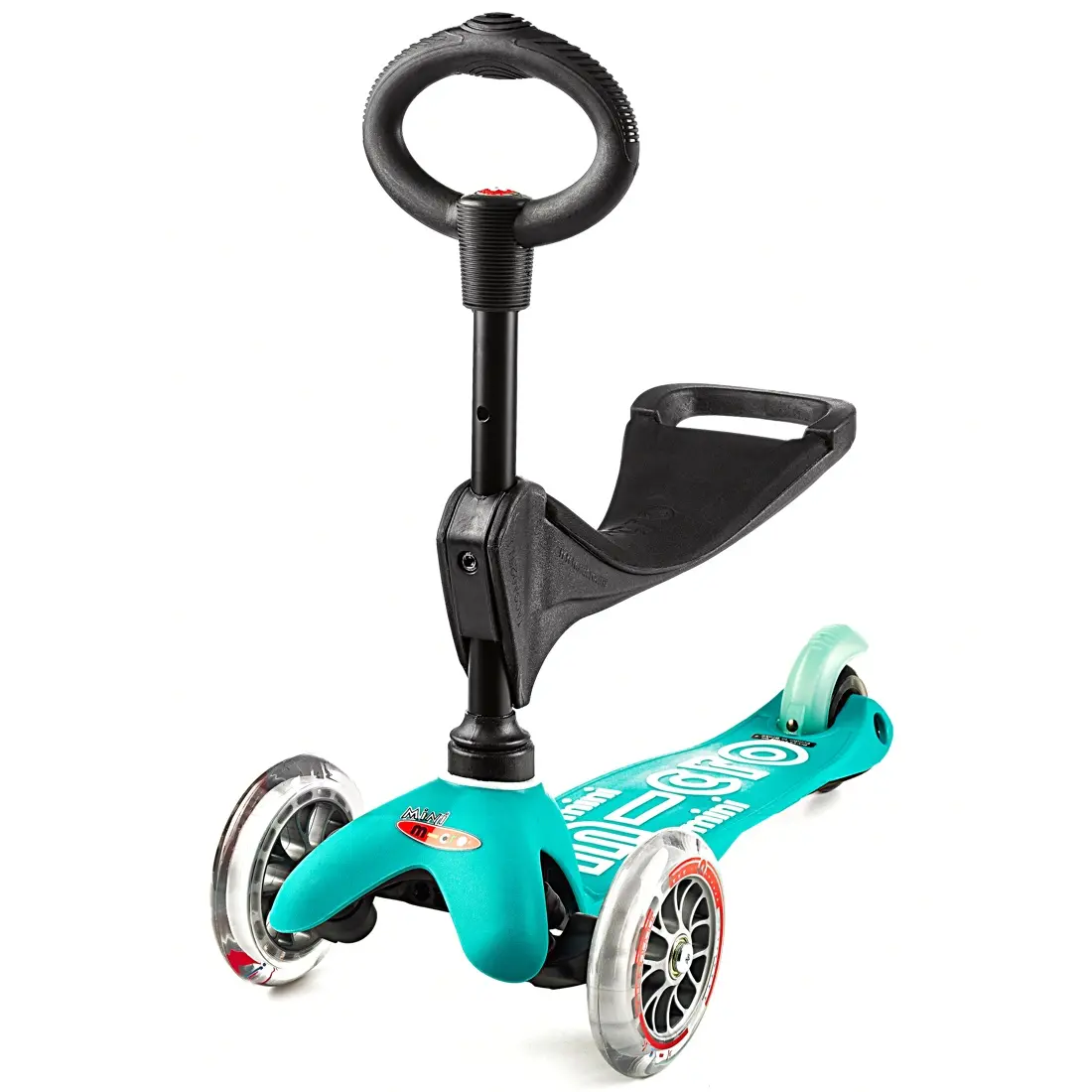 Micro MINI DELUX 3u1 Dečiji trotinet, Aqua