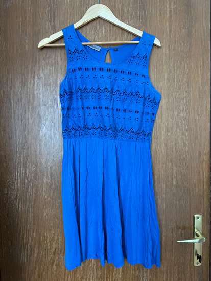 Kraljevsko plava letnja haljina