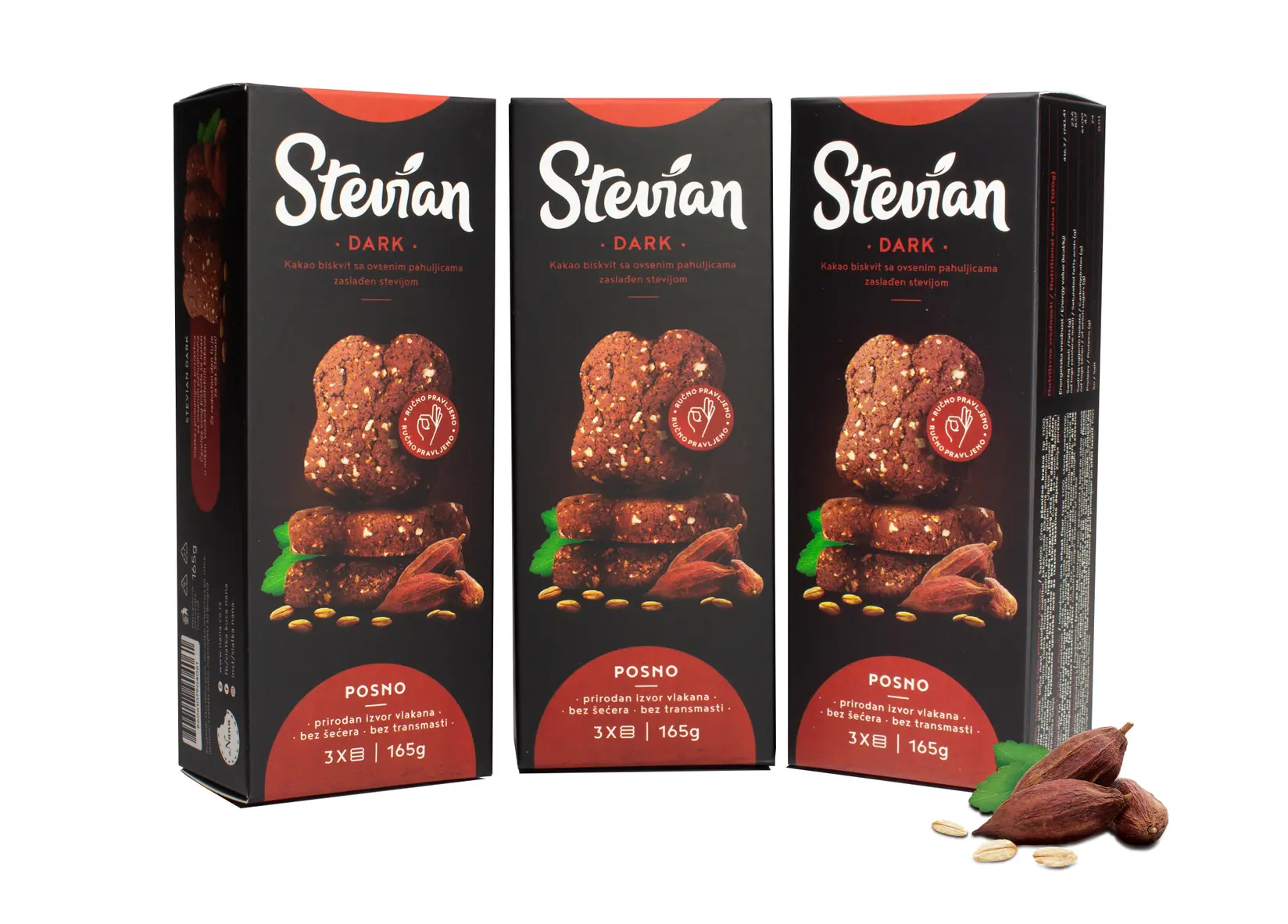 Stevian Keks, Dark, 3x165g