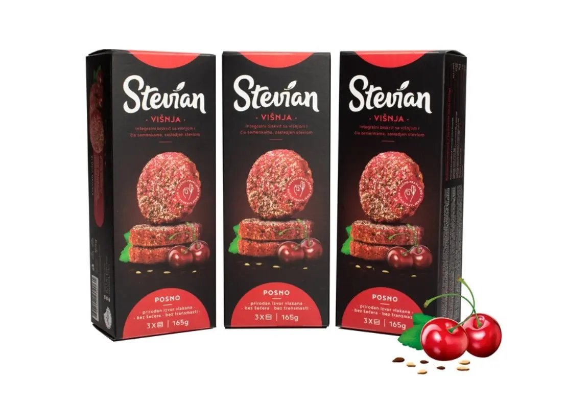 Stevian Keks, VIšnja, 3x165g