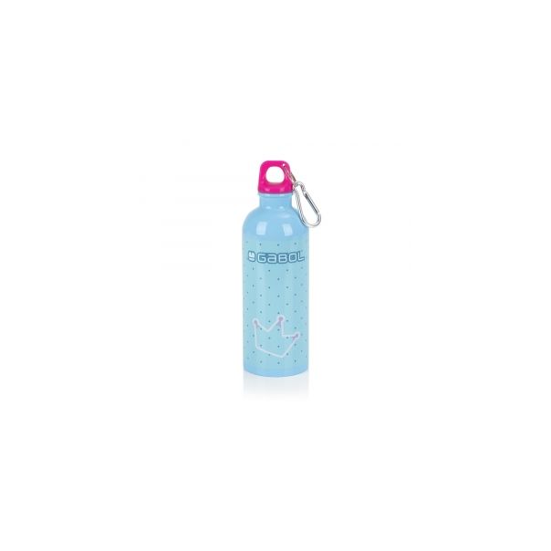 GABOL Aluminijumska boca za vodu 6x21 cm 500ml-0,11 kg Fantasy svetlo plava