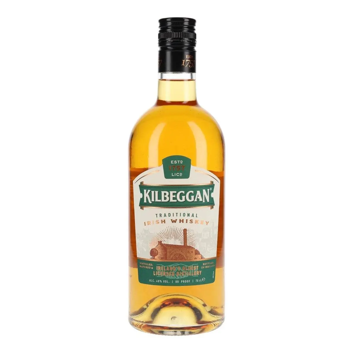 Kilbeggan Irish Whiskey, 0.7l