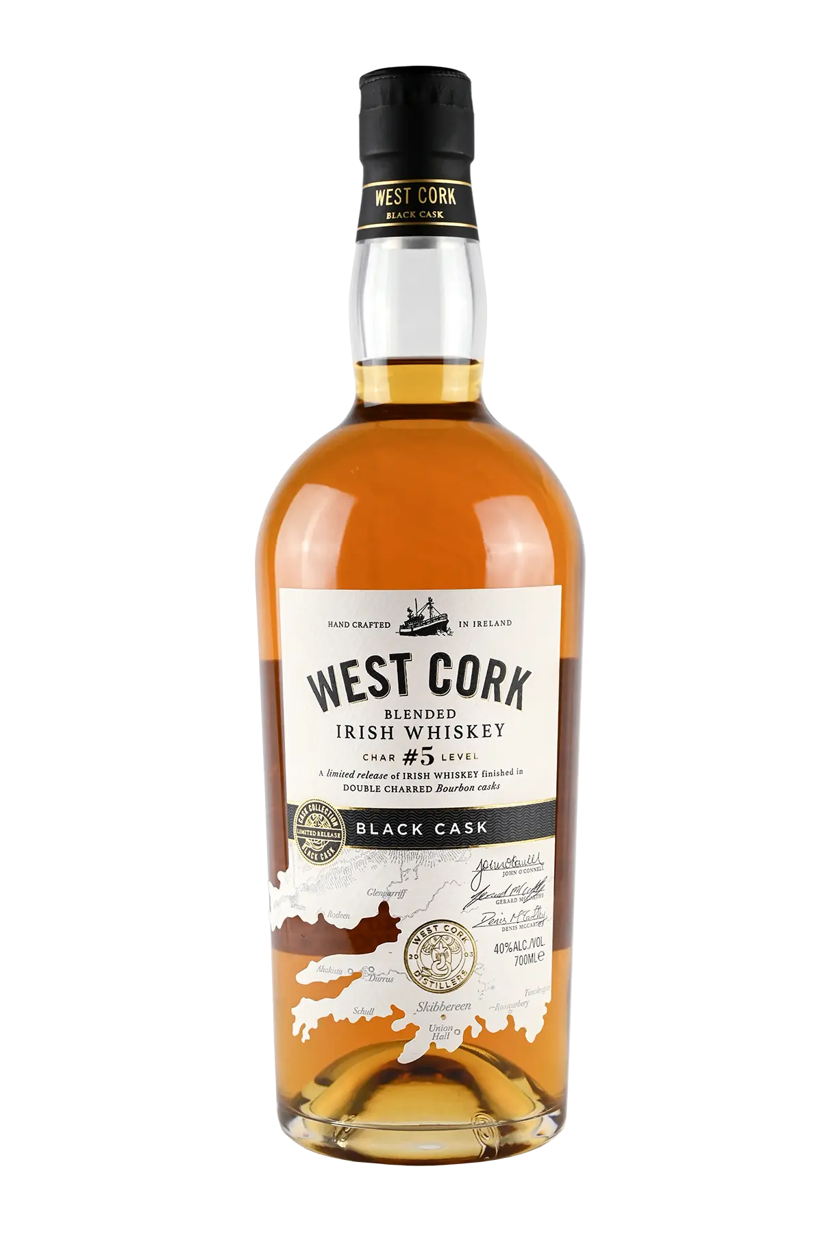 WEST CORK Irski viski Black Cask 0.7l