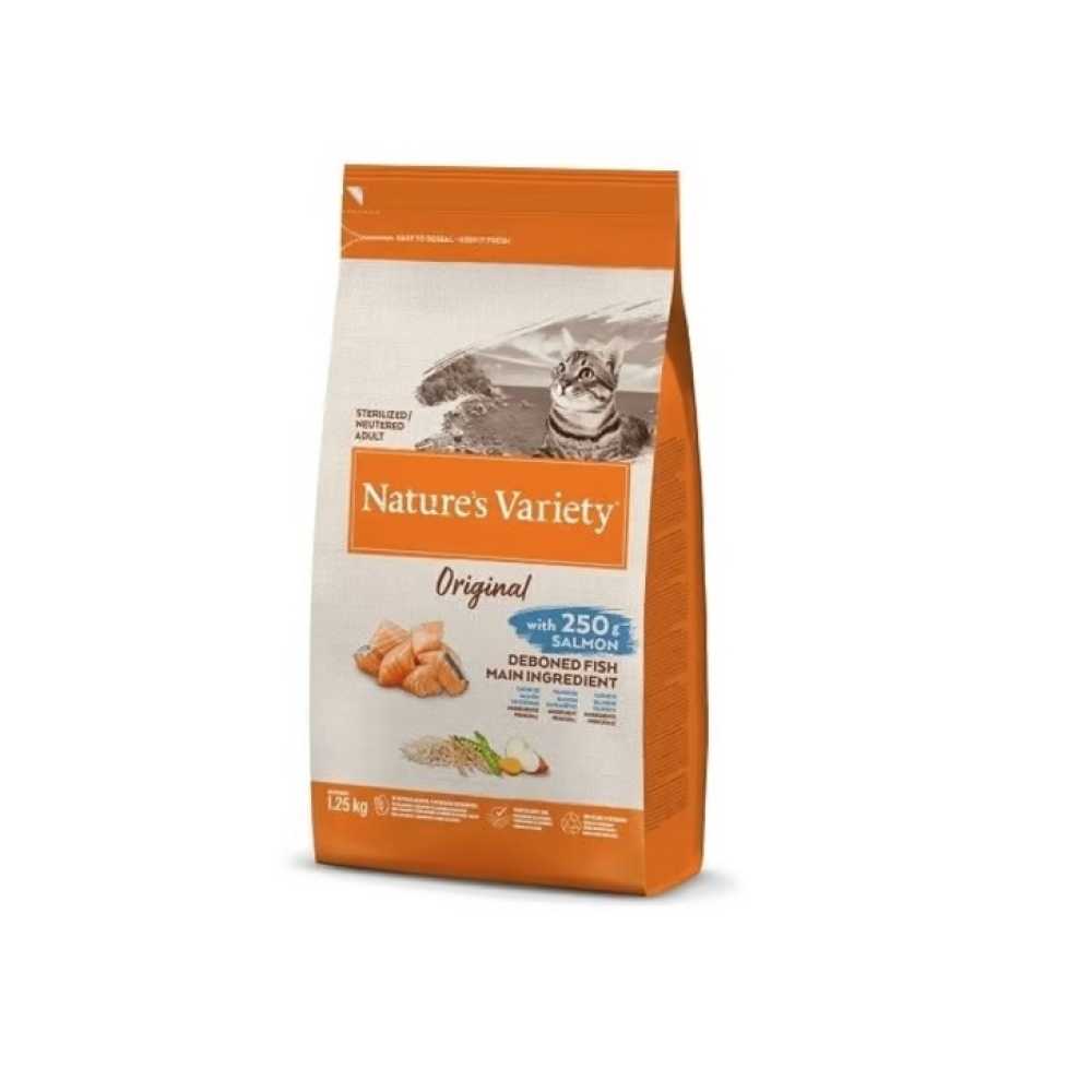 Nature's Variety Original hrana za mačke Sterilised - Salmon 300g