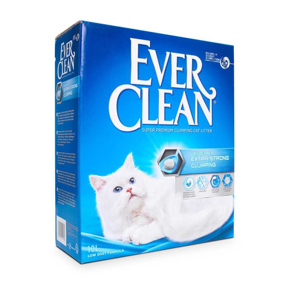 EVER CLEAN posip za mačke Unscented ExtraStrong - grudvajući 6L