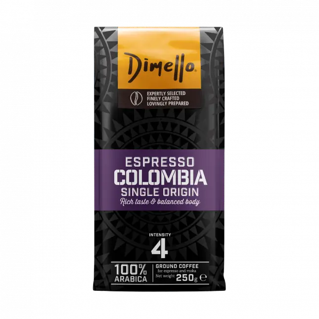 Dimello Colombia Mlevena kafa, single origin, 250g