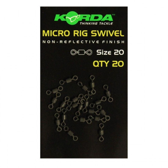 KORDA MICRO RIG SWIVEL SIZE 20 20PCS