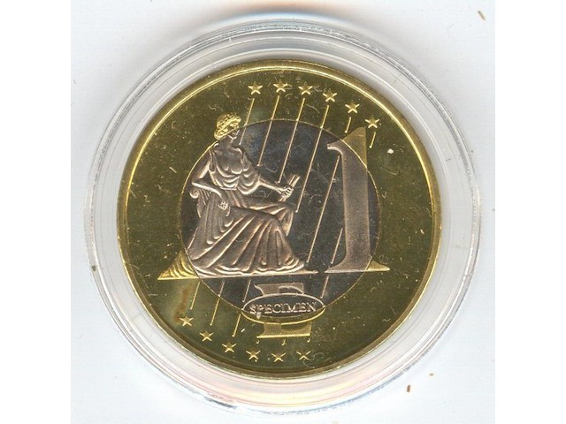 Svedska 1 euro 2003 UNC SPECIMEN