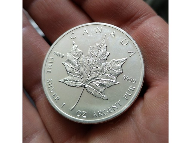 Srebrna unca Kanada 5 dolara 2013.