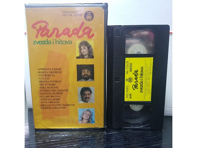 Parada zvezda i hitova - 1990 - VHS Video kaseta