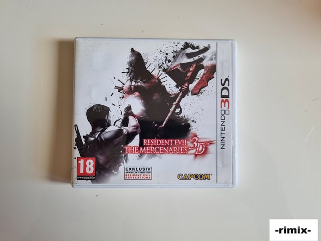 3ds igra -  Resident evil : The mercenaies 3d