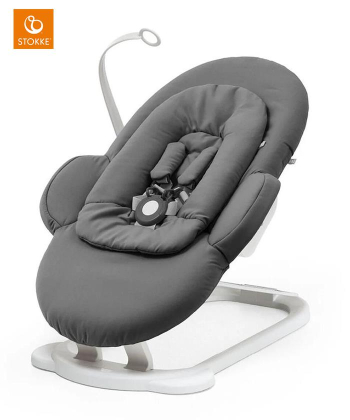 Stokke Steps ležaljka za bebe Bouncer - Herringbone Grey