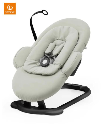 Stokke Steps ležaljka za bebe Bouncer- Soft Sage Black