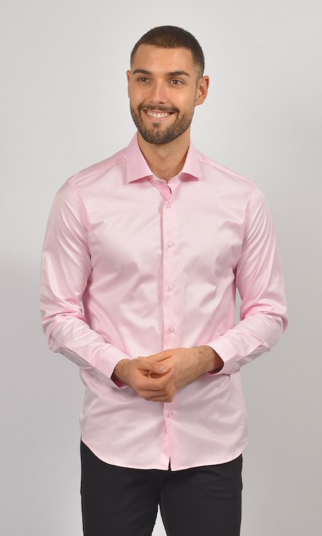 Muška slim roze košulja