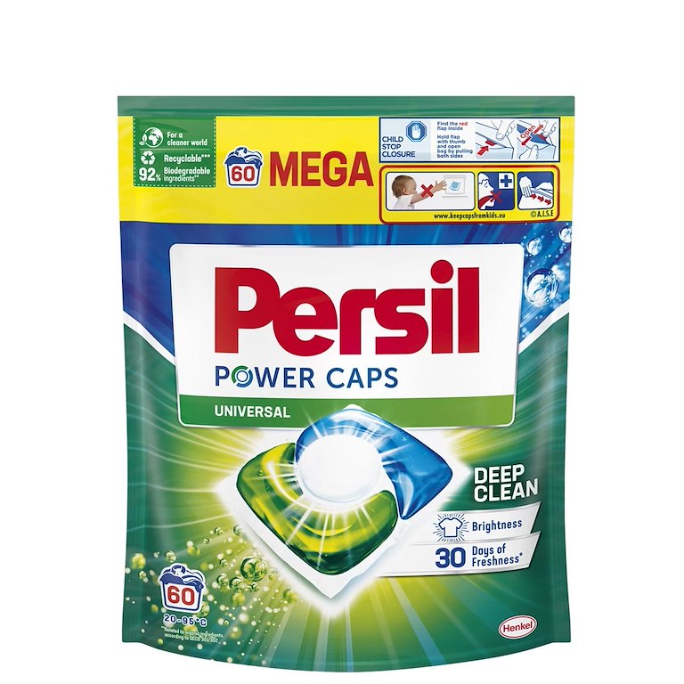 PERSIL KAPSULE ZA PRANJE VEŠA POWER 60KOM UNIVERSAL 840GR