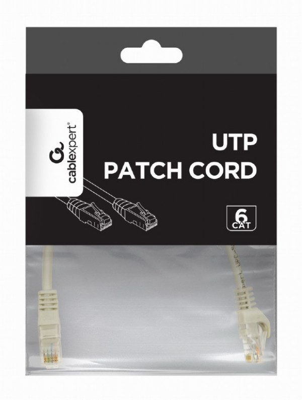 UTP Cat6 Patch cord, 0.25 m ( PP6U-0.25M )