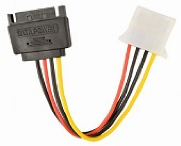 Power Cable SATA to 5.25in (Molex), M/F, 0.15 m ( CC-SATA-PS-M )