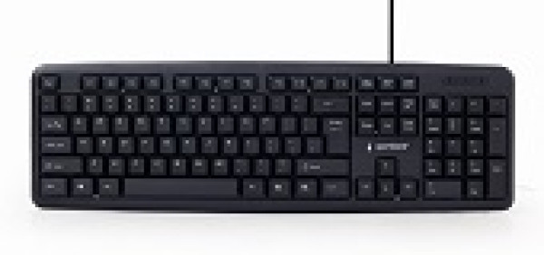 Keyboard US, USB, Black ( KB-U-103 )