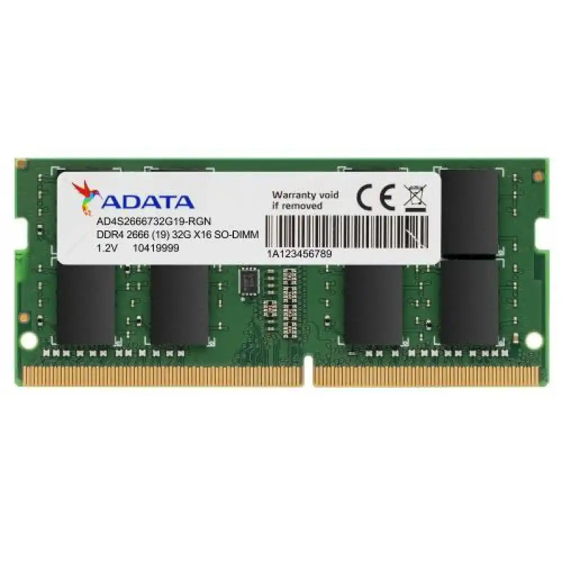 Memorija SODIMM DDR4 8GB 2666MHz AData AD4S26668G19-BGN