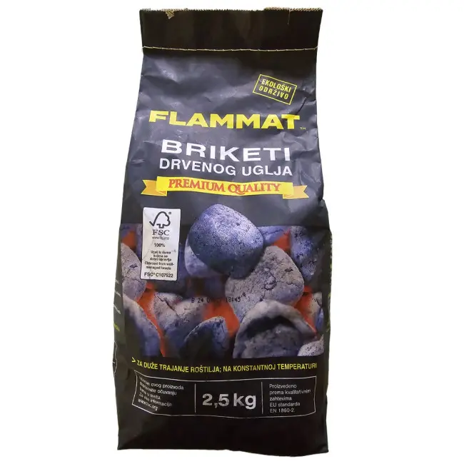 Briketi flammat 2,5kg za roštilj