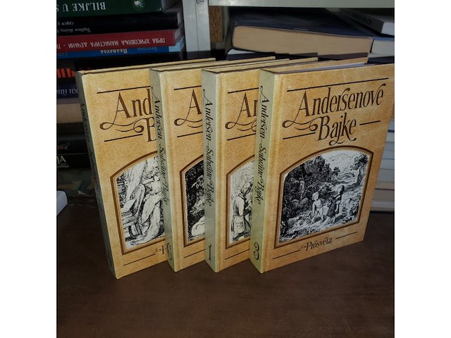Andersenove bajke - 4 knjige