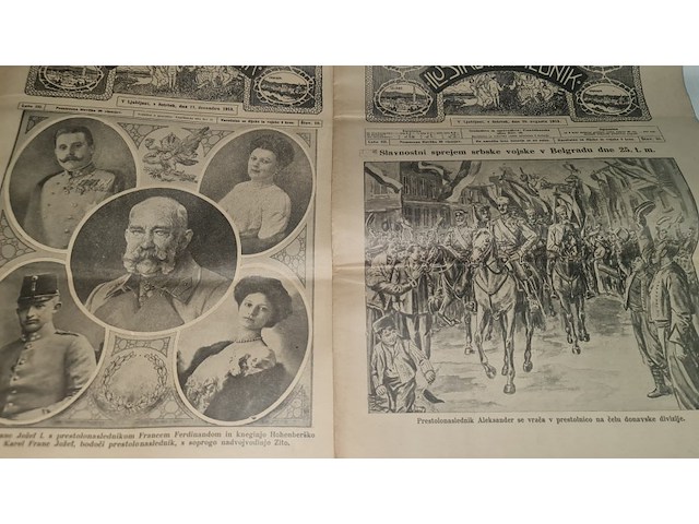 Slovenski ilustrovani tednik, 11 brojeva 1912-1914