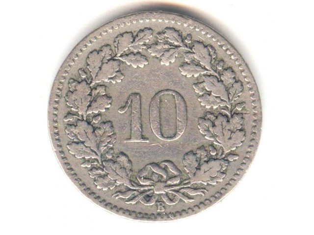 Svajcarska 10 rappen 1903