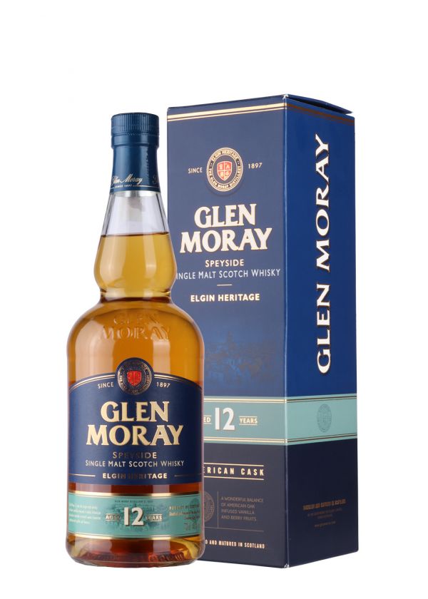 Whisky Glen Moray 12 YO 0,7l