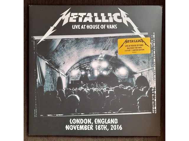 Metallica – Live At House Of Vans London, England 2016