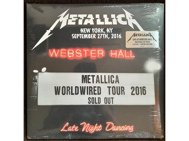 Metallica – Live at Webster Hall, New York, NY 2016