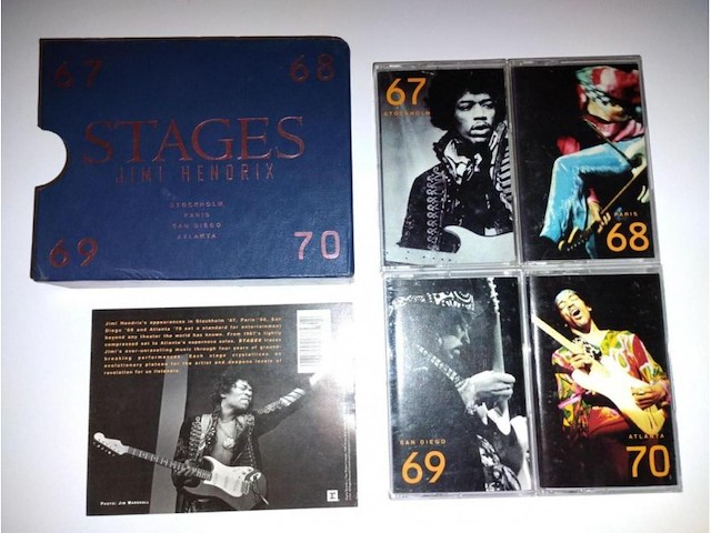 Jimi Hendrix - Stages - Box 4 kasete
