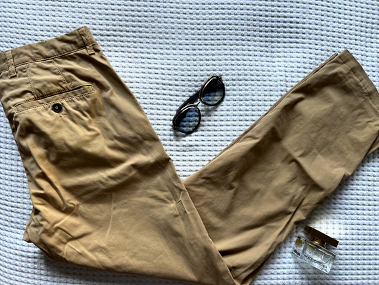 BENETTON ORIGINAL zenske krem pantalone 46 ili L