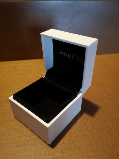 PANDORA kutija za nakit sa krpicom za poliranje