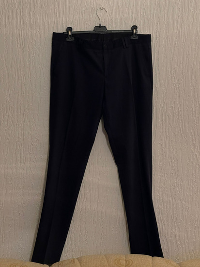 ZARA Man muske poslovne pantalone teget