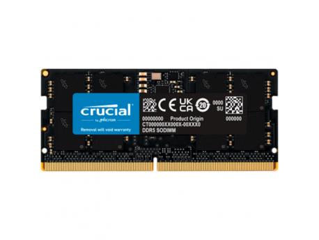 CRUCIAL 16GB DDR5-4800 SODIMM CL40, MEMORIJA ZA LAPTOP (CT16G48C40S5)