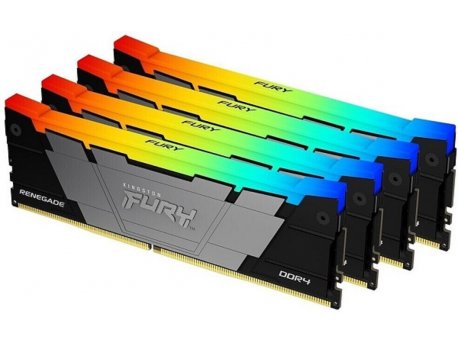 KINGSTON DIMM DDR4 128GB (4X32GB) 3600MHZ KF436C18RB2AK4/128 FURY RENEGADE RGB