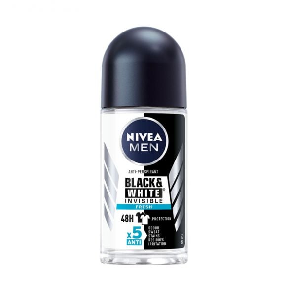 Roll-on NIVEA MEN Black & White Invisible Fresh 50ml