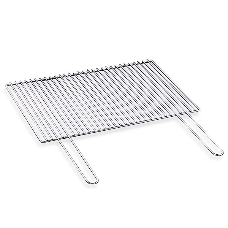 Inox Žičana Mreža za Roštilj 80×50 cm – Otporna