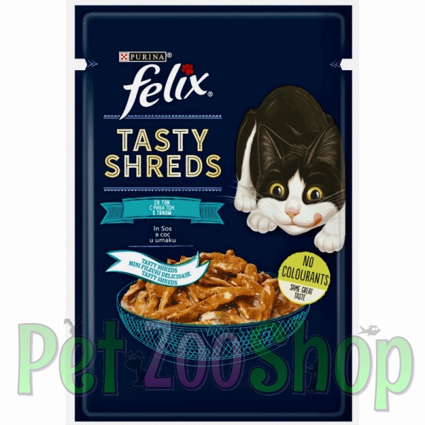 Felix Tasty Shreds sa tunom 80g