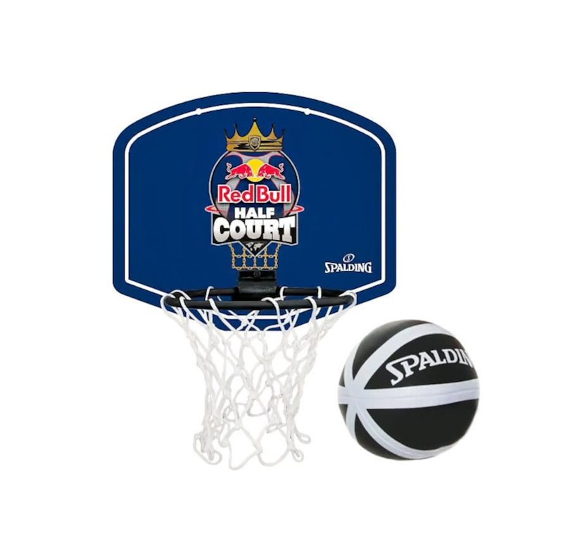 SPALDING mini koš sa lopticom RED BULL Half Court