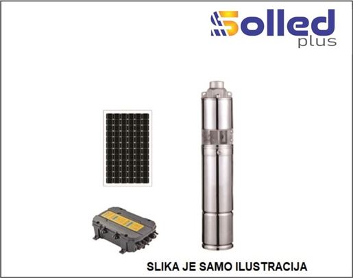 DC solarni komplet 1700WP/1100W potapajuća pumpa