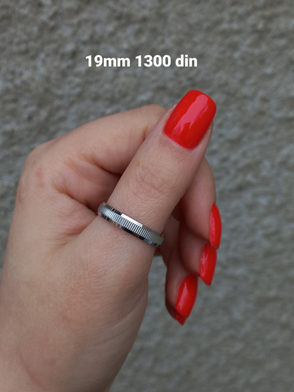 Prsten 19mm 925