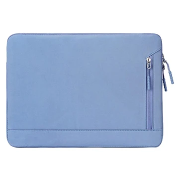 WATER RESISTANT ELEGANT OXFORD LAPTOP SLEEVE W. SIDE POCKET - 13.3"