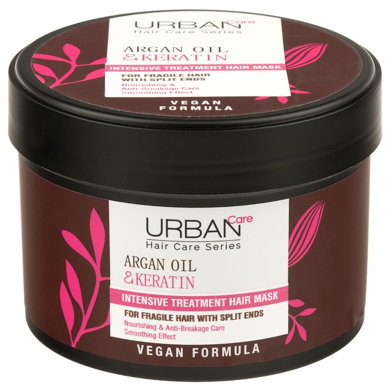 Maska za oštećenu kosu URBAN CARE ulje argana i keratin 230ml