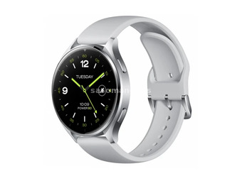 Xiaomi Watch S2 Silver Case with Gray TPU Strap