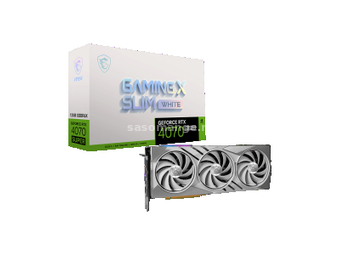 MSI GeForce RTX 4070 SUPER GAMING X SLIM WHITE (GEFORCE RTX 4070 SUPER 12G GAMING X SLIM WHITE) g...