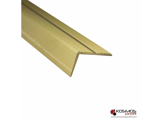 Lajsna profil za stepenice i laminat STA-40 2,7m zlato-mat