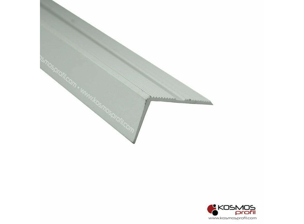 Lajsna profil za stepenice i laminat STA-40 2,7m srebro-mat