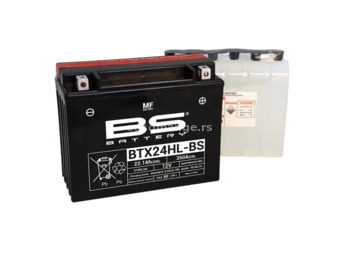 Akumulator za motor BS 12V 21Ah gel BTX24HL-BS desni plus (205x87x162)